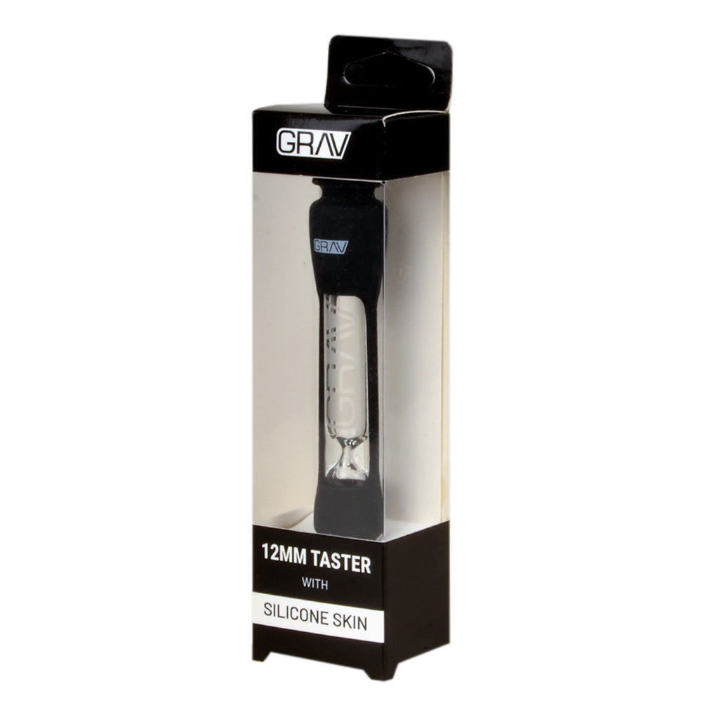 Grav 12mm Taster with Silicone Skin | One Hitter – Kratompoint Wholesale